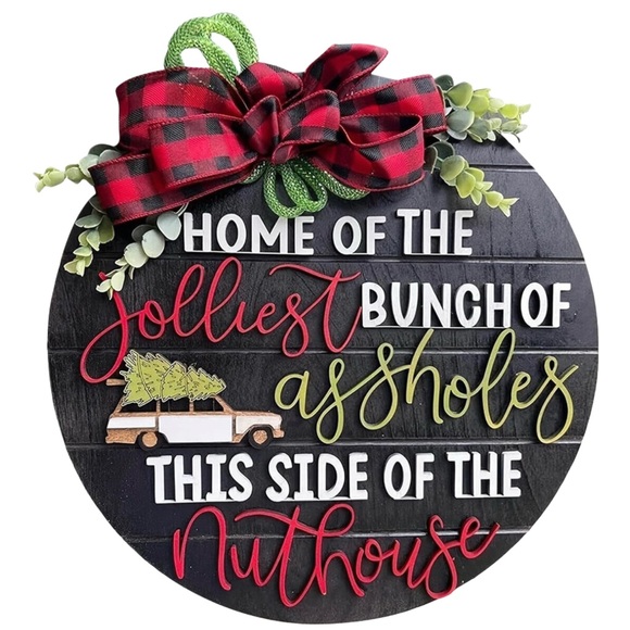 Handmade | Holiday | Christmas Vacation Welcome Door Sign | Poshmark